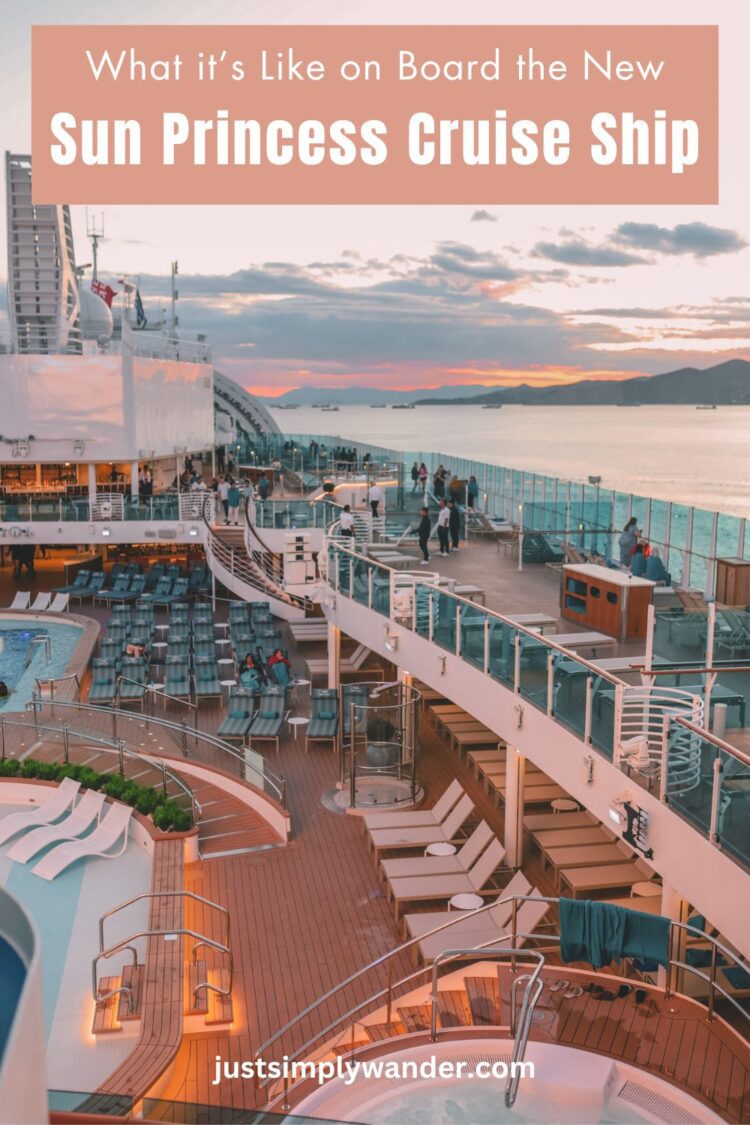 What it's Like on the New Sun Princess Cruise Ship - Simply Wander